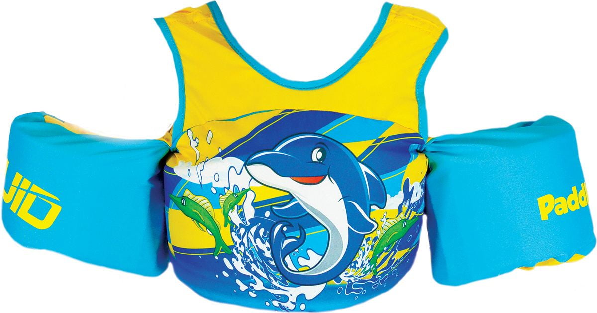 QWAVE Coast Guard Approved Child Floatation Device Swim Vest, 33-55 lbs ...