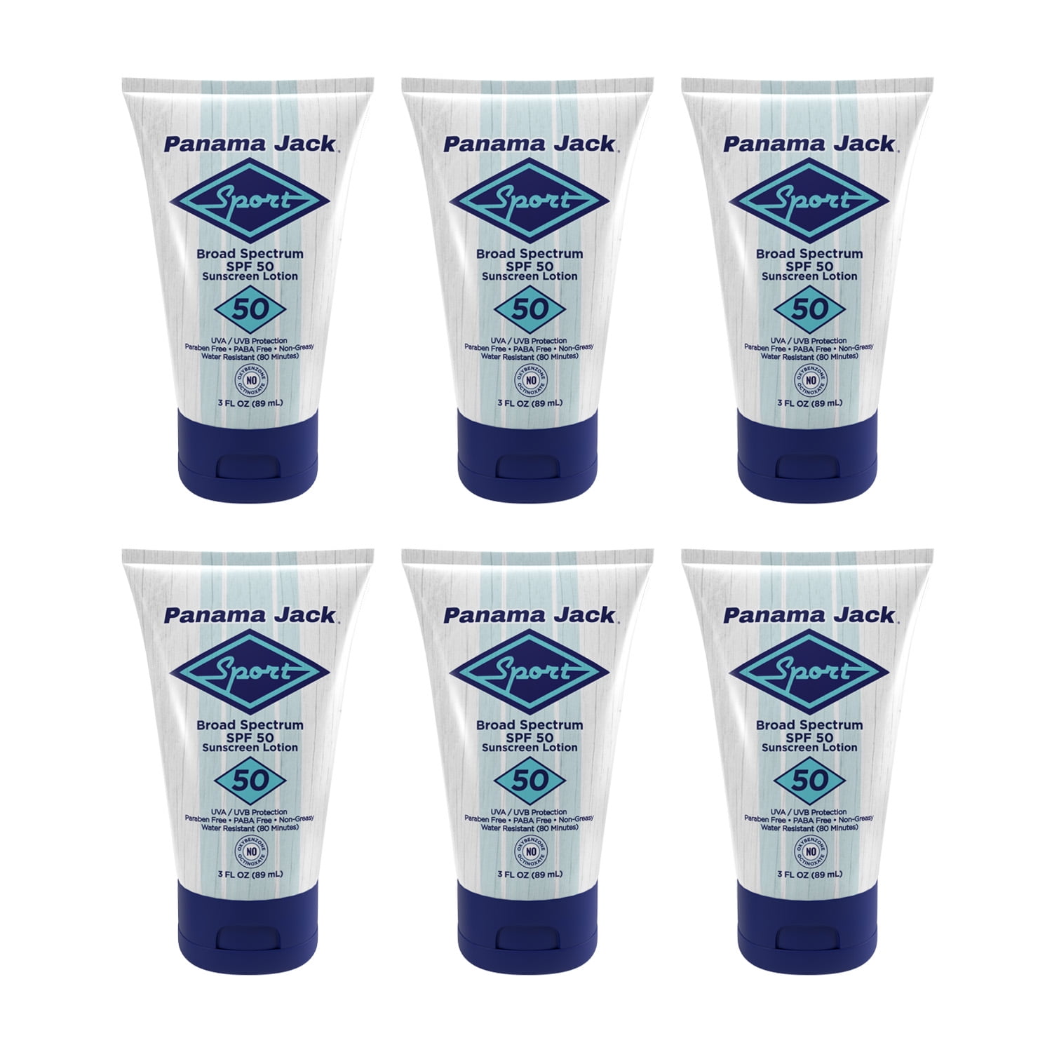 Panama Jack Sport Sunscreen Lotion - SPF 50, Broad Spectrum UVA/UVB ...