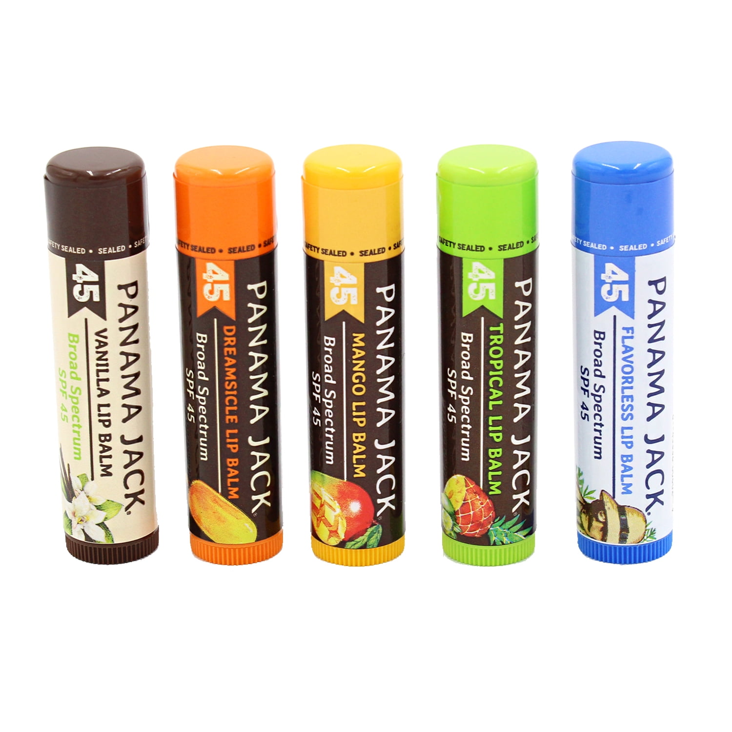 Panama Jack Sunscreen Lip Balm SPF 45 with Broad Spectrum UVA-UVB ...