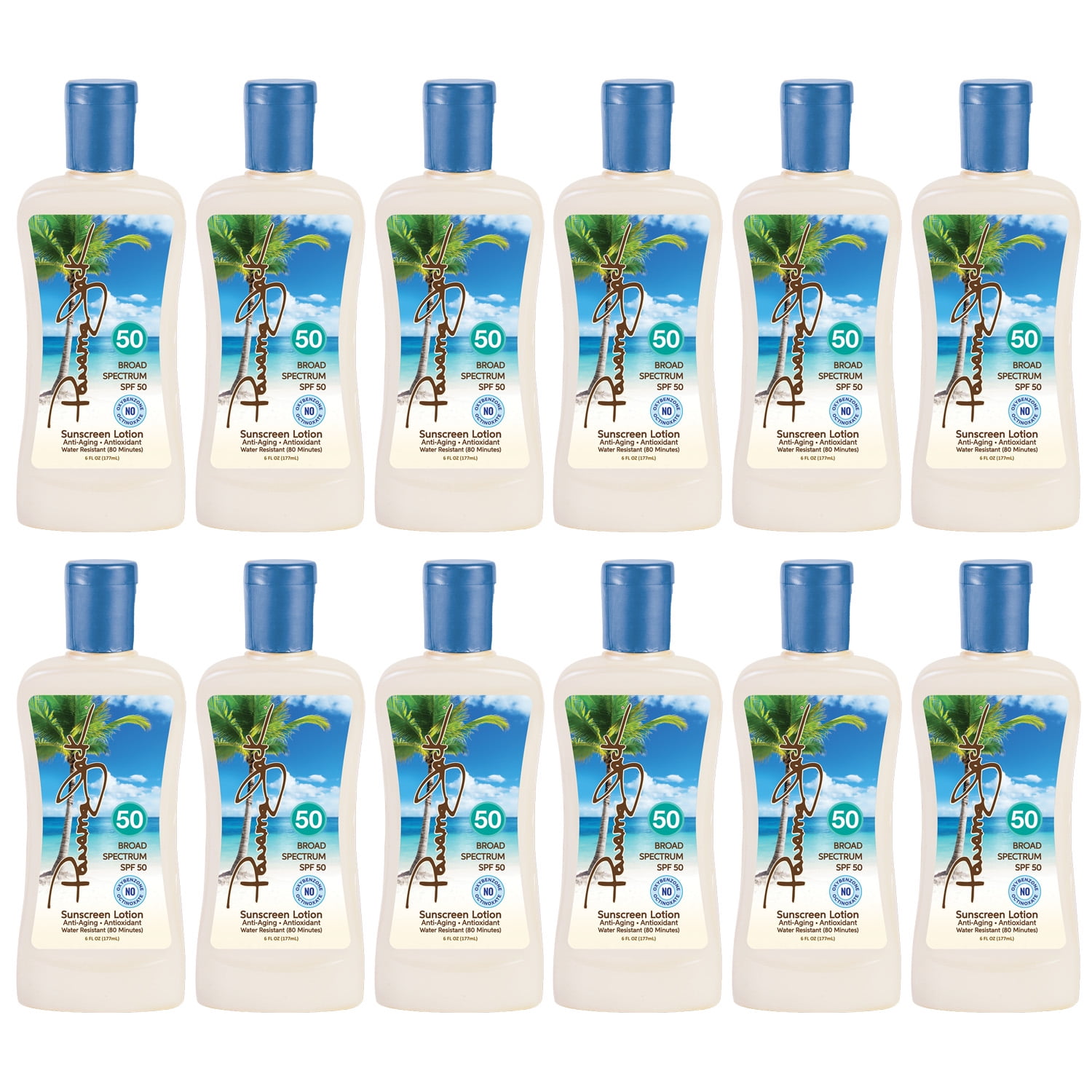 Panama Jack Sunscreen Suntan Lotion - SPF 50, Broad Spectrum UVA/UVB ...