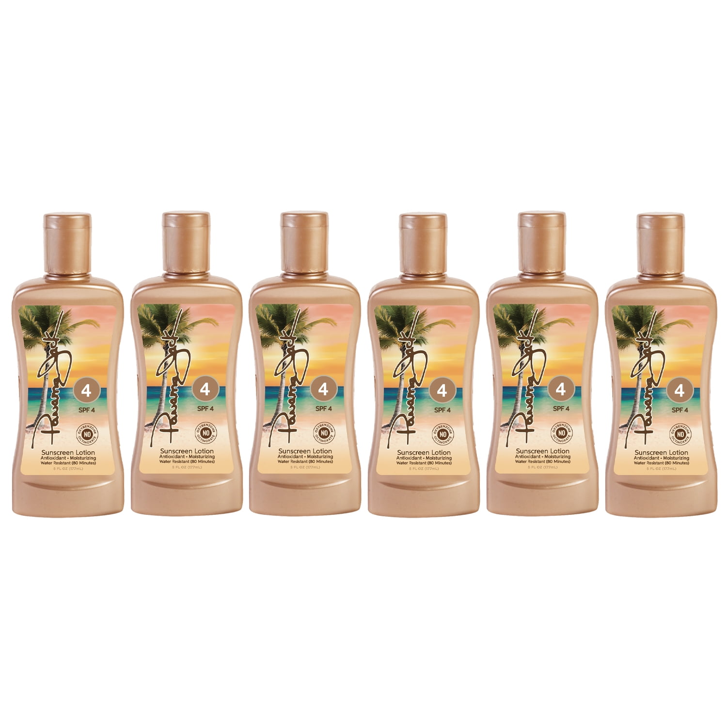Panama Jack Suntan Sunblock SPF 4, Water Resistant, Cruelty Free, 6 FL ...