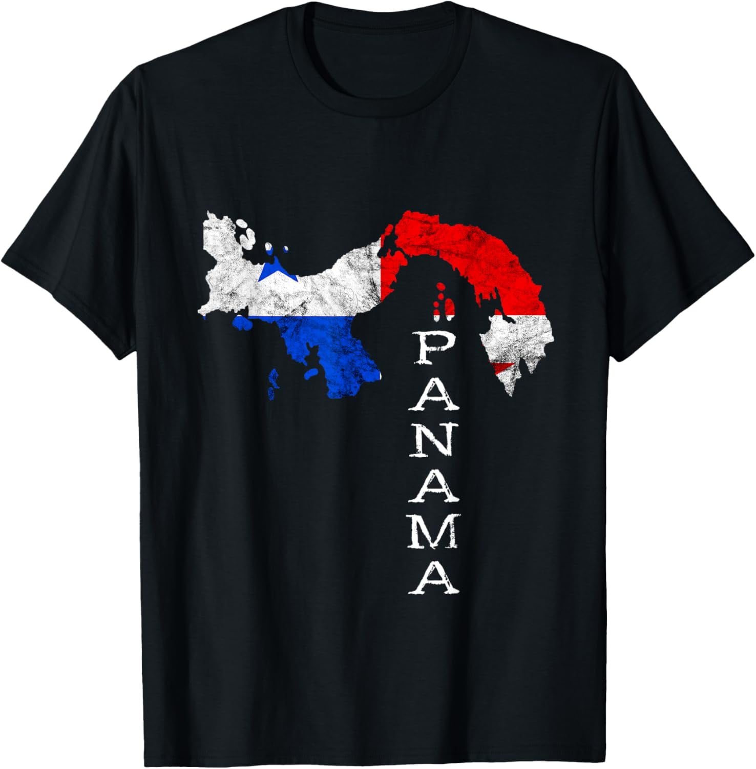 Panama Map Outline Panama Flag Panama Travel T-Shirt - Walmart.com