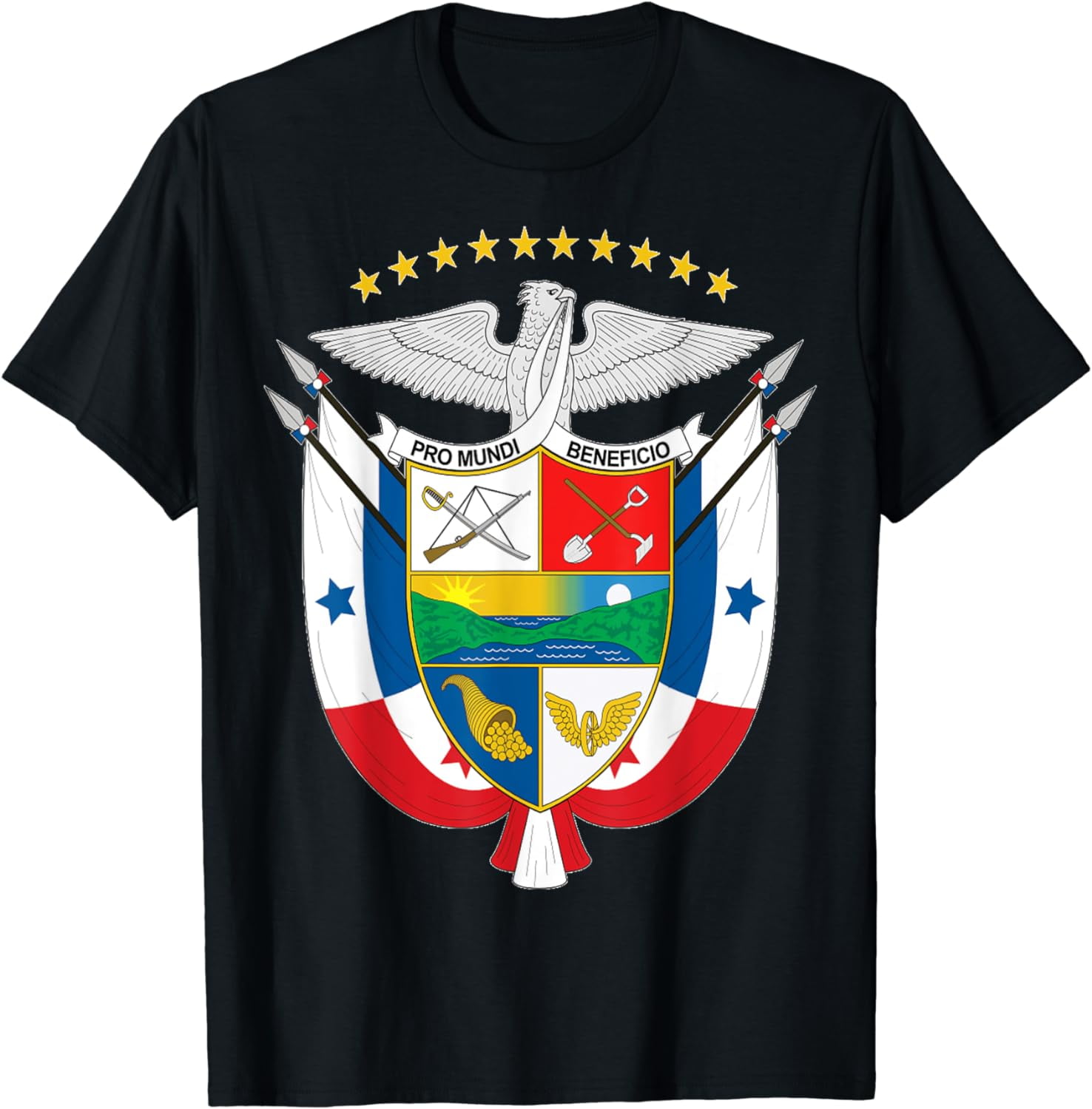 Panama National Coat of Arms Heritage T-Shirt - Walmart.com