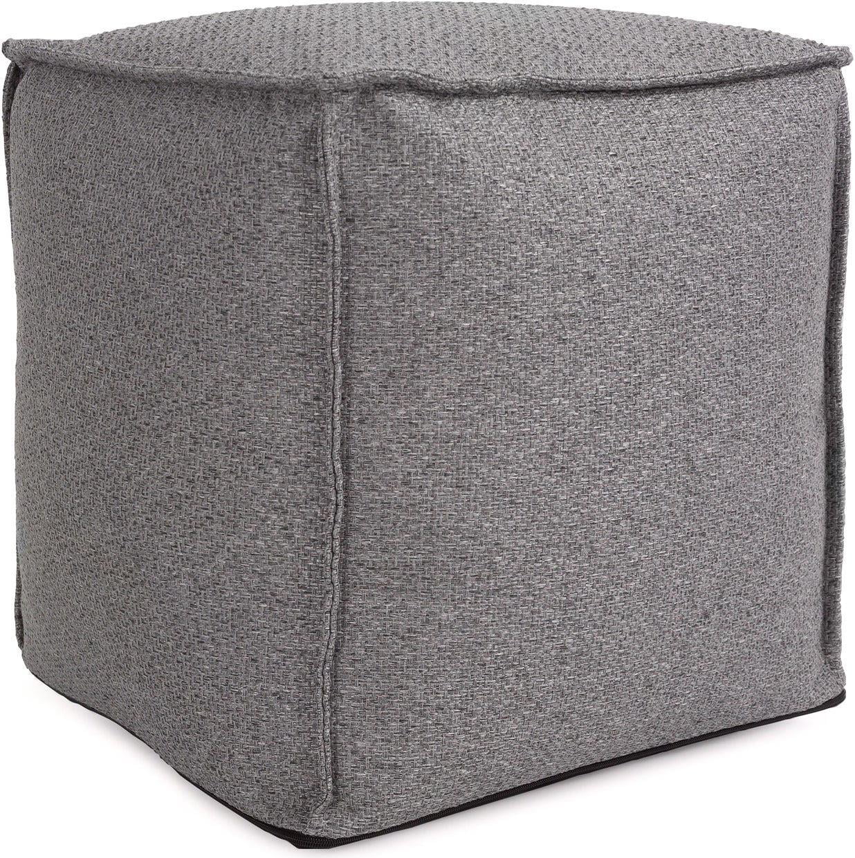 Panama Stone Pouf-Stylish and Cozy Square Pouf - Walmart.com