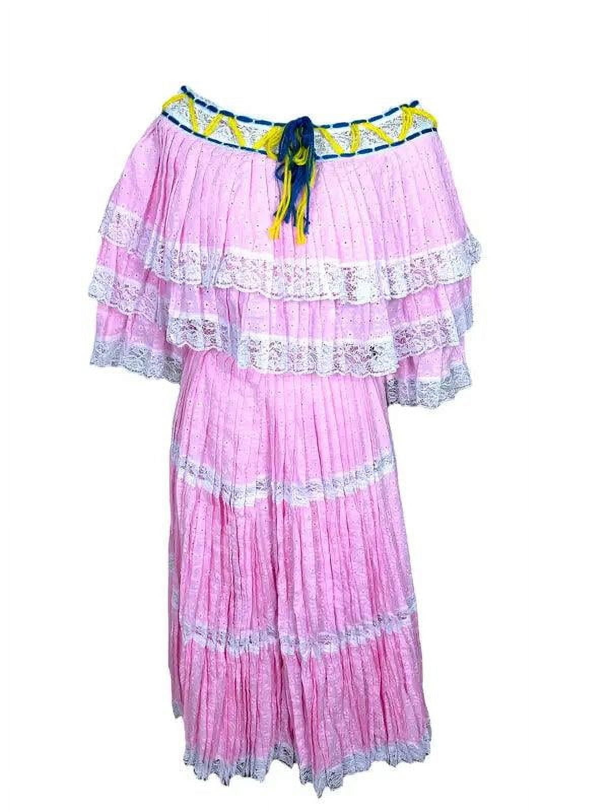 Traditional Panamanian Dress Set - Pollera de Gala Veraguense - Walmart.com