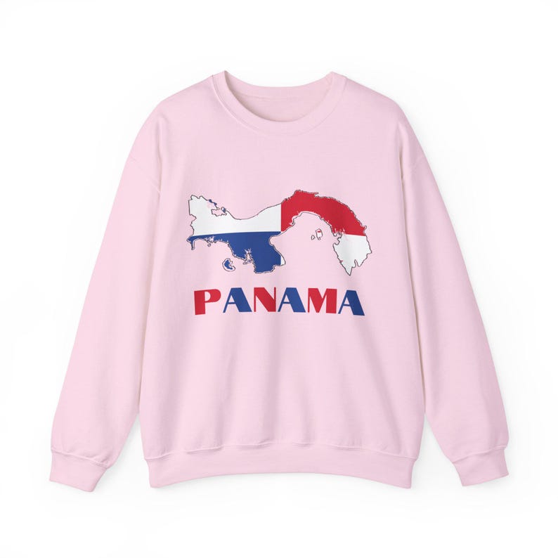 Panamanian Flag Map of Panama Sweatshirt, Panama Flag Sweatshirt, Cute ...