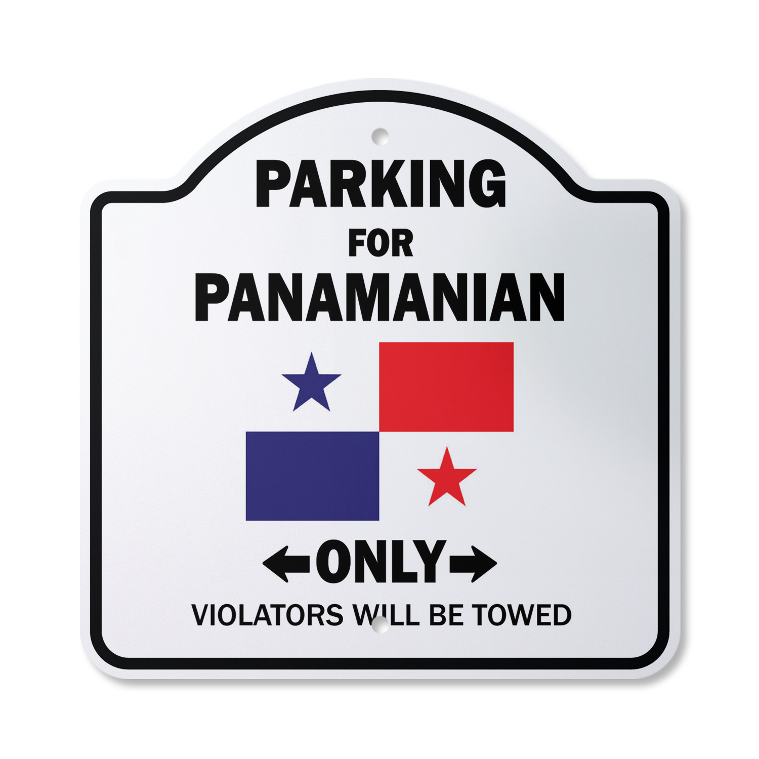 Panamanian Parking 14" X 14" Sign | Indoor/Outdoor Plastic ...