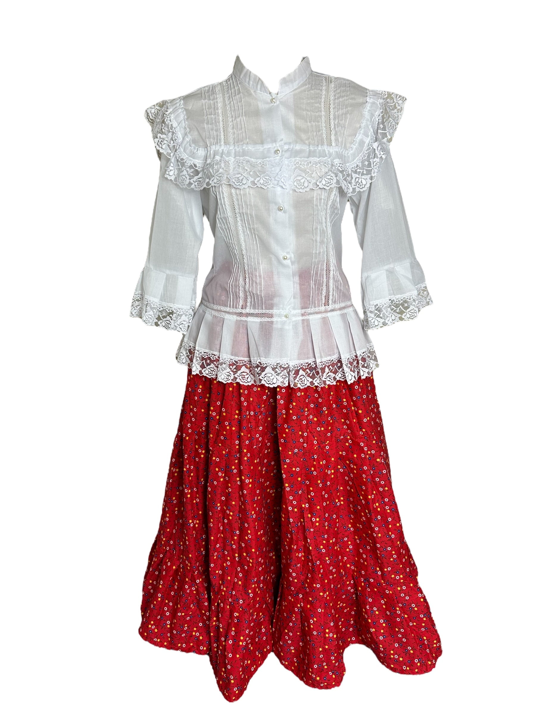 Panamanian Traditional Basquina Style Pollera Dress - Walmart.com