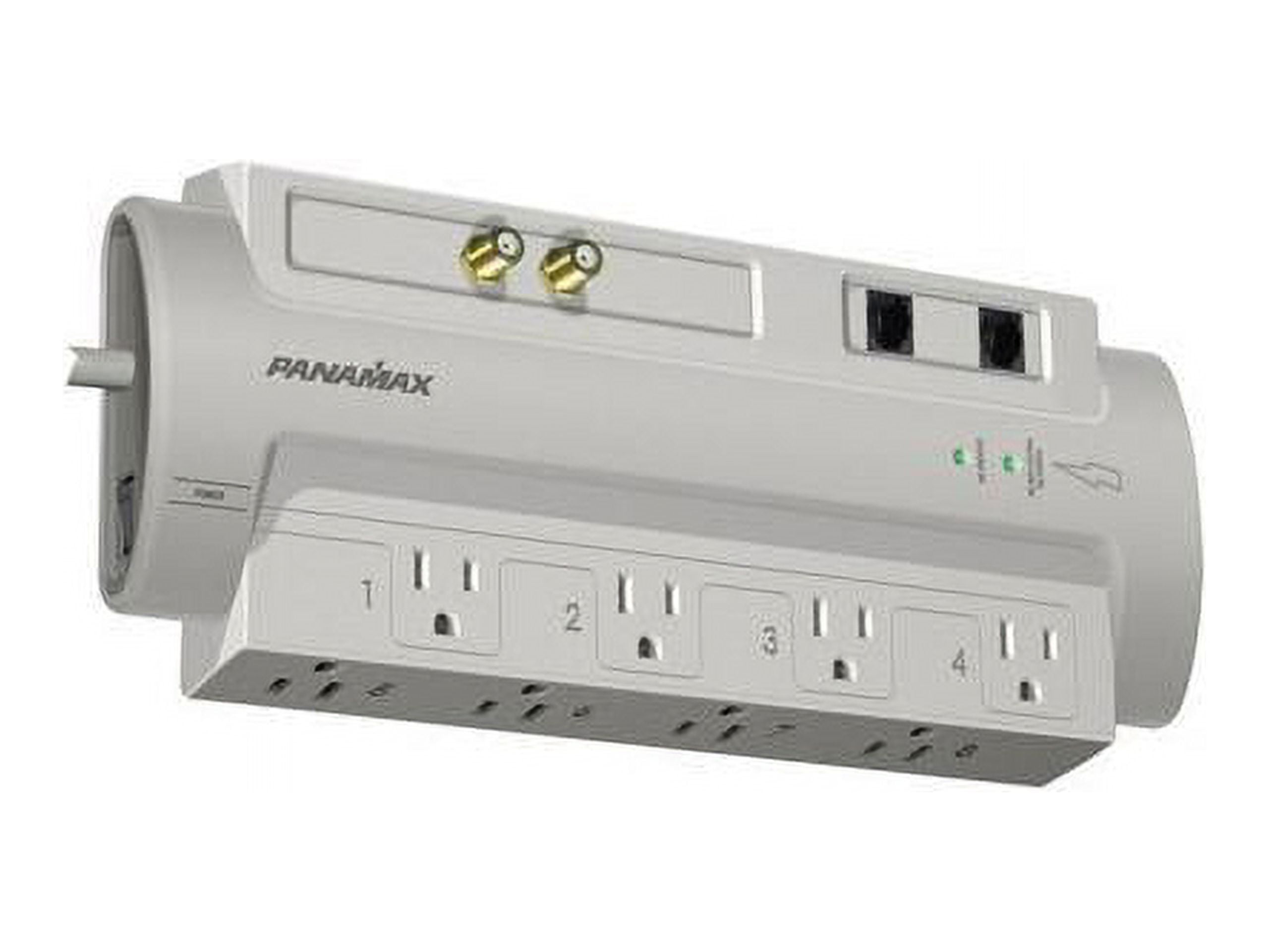 Panamax SP8-AV Power Strip, High Voltage, 8-Outlets Surge Suppressor, 6 ...