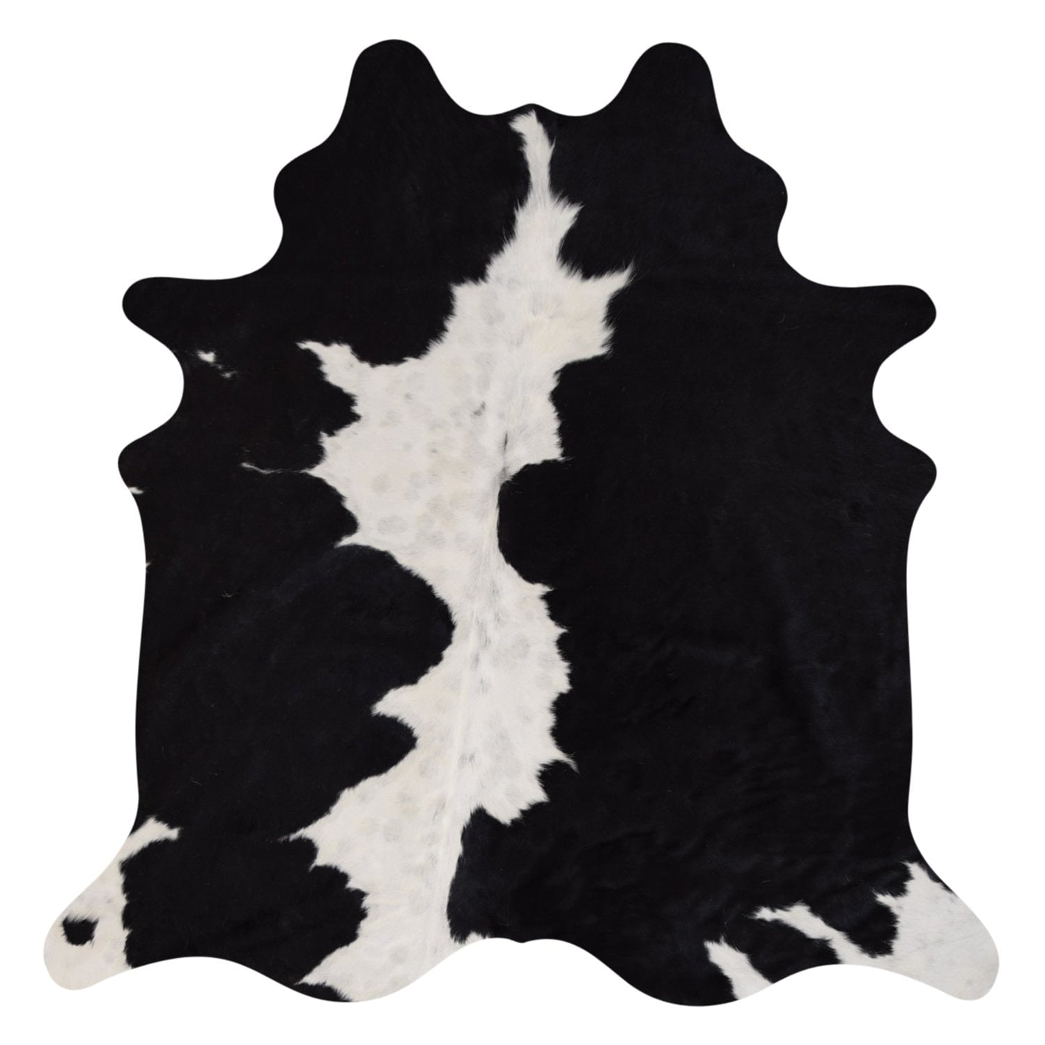 Panamerican Logix Real Cowhide Rug Black & White - 6' x 7' - Walmart.com