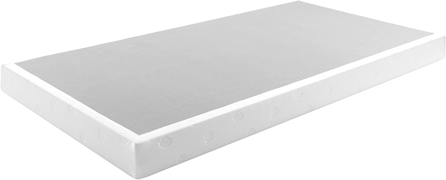 Panana 5 Inch Box Spring Bed Base/Heavy Duty Steel with Fabric Cover ...