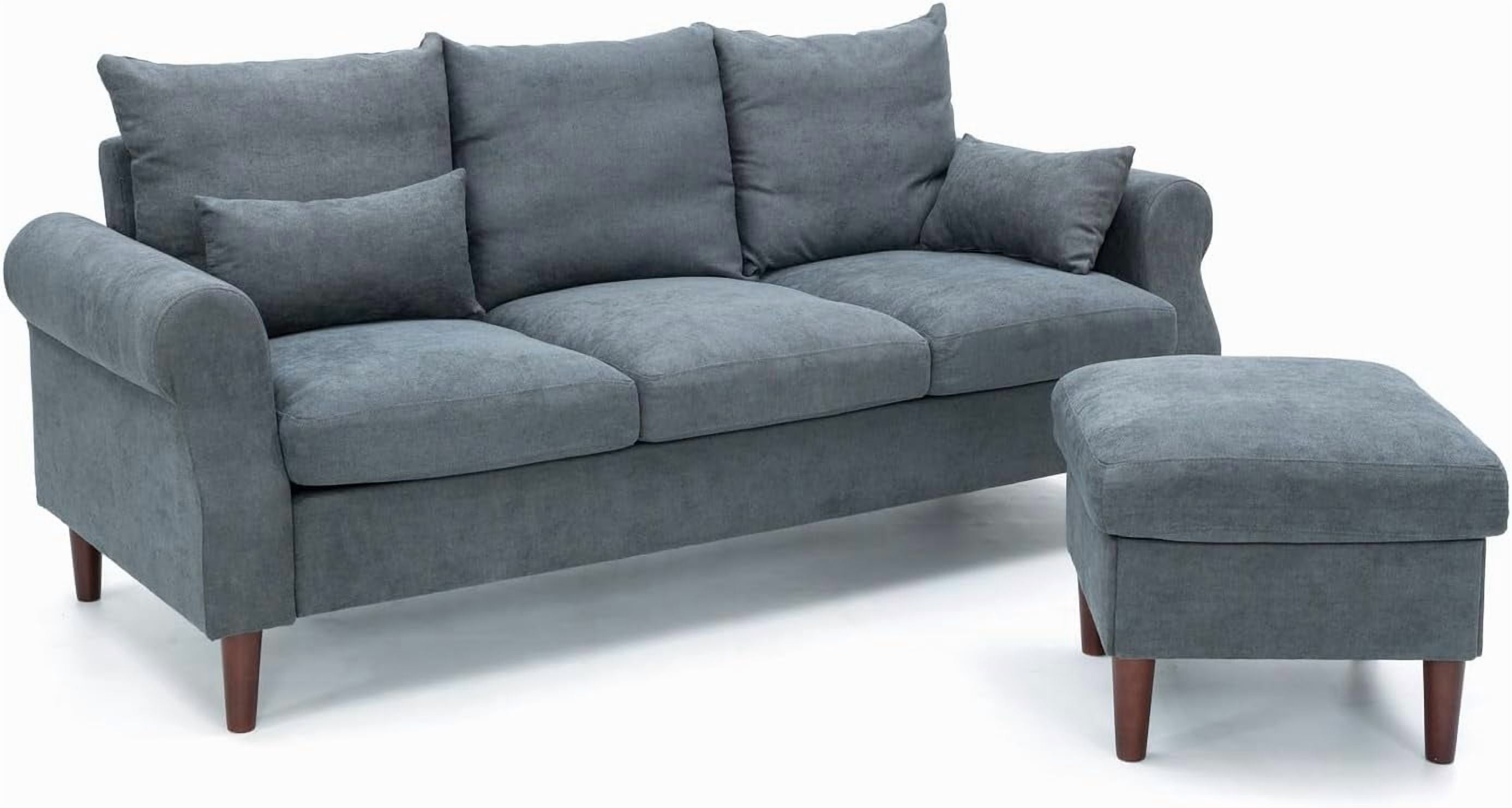 Panana Convertible Sectional Sofa Couch Modern L-Shaped Couch 3 Seat ...