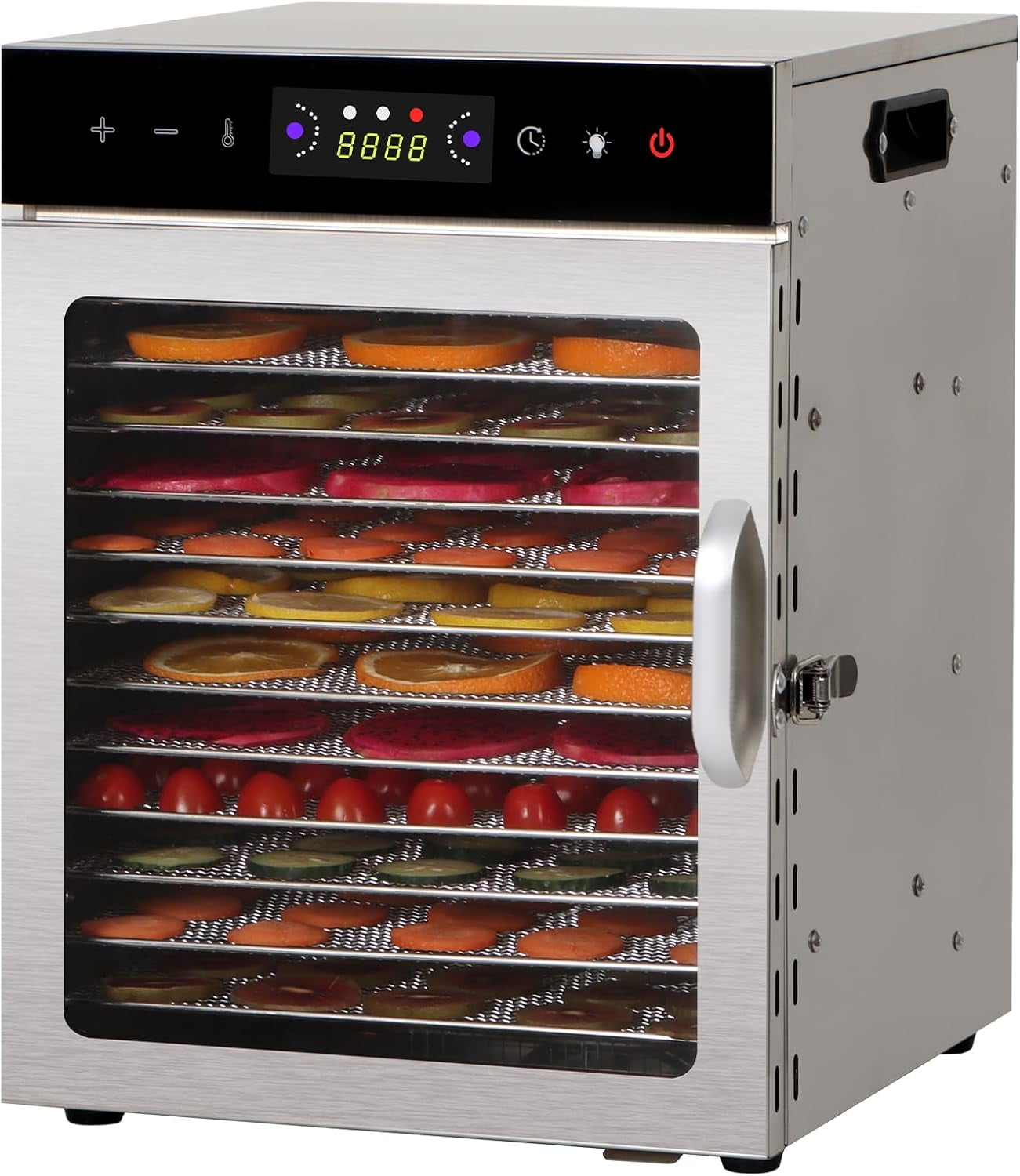 Panana Food Dehydrator Machine Dryer for Jerky: Stainless Steel ...
