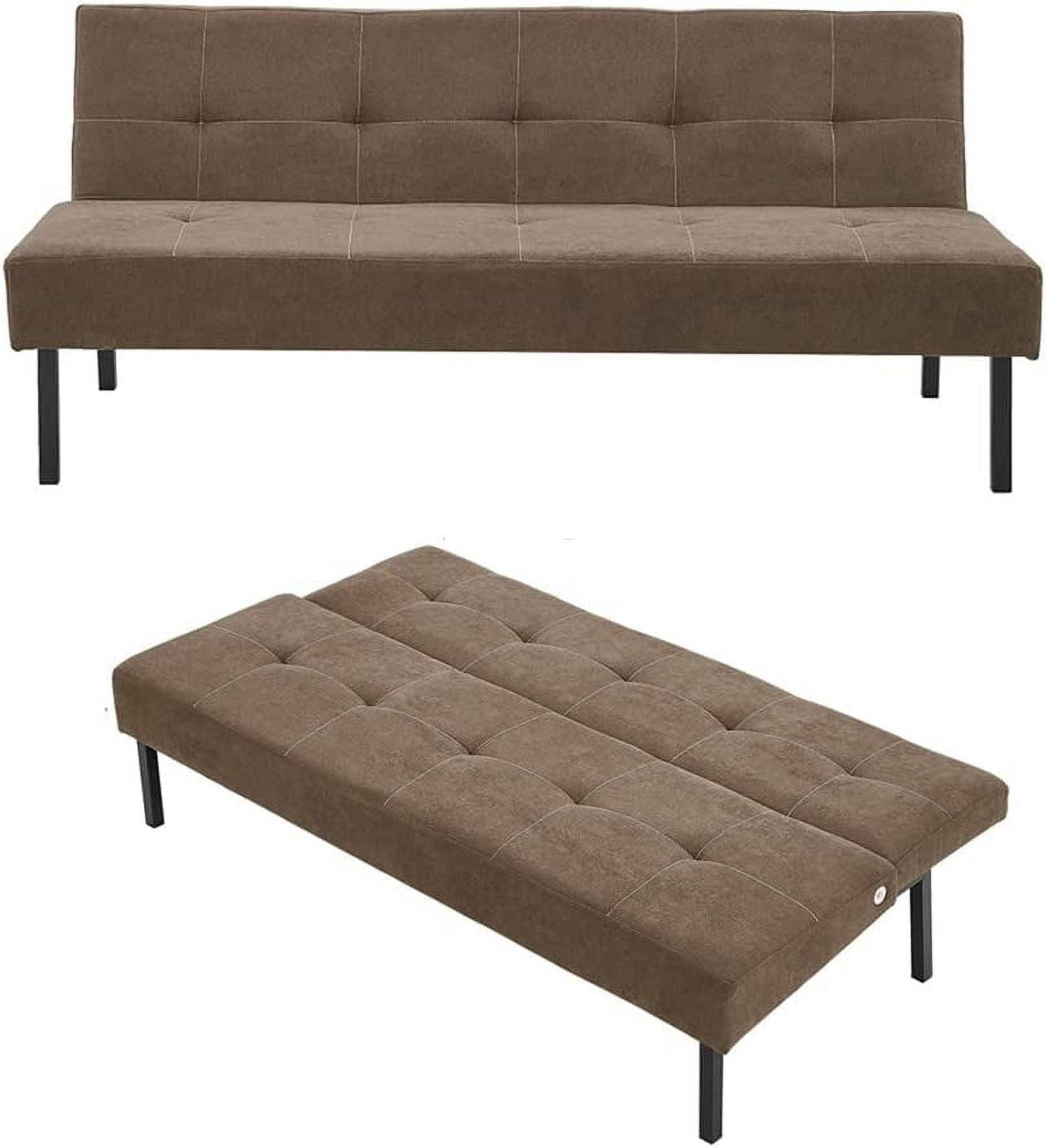 Panana Modern Convertible Futon Sofa Bed for Compact Small Space Living ...