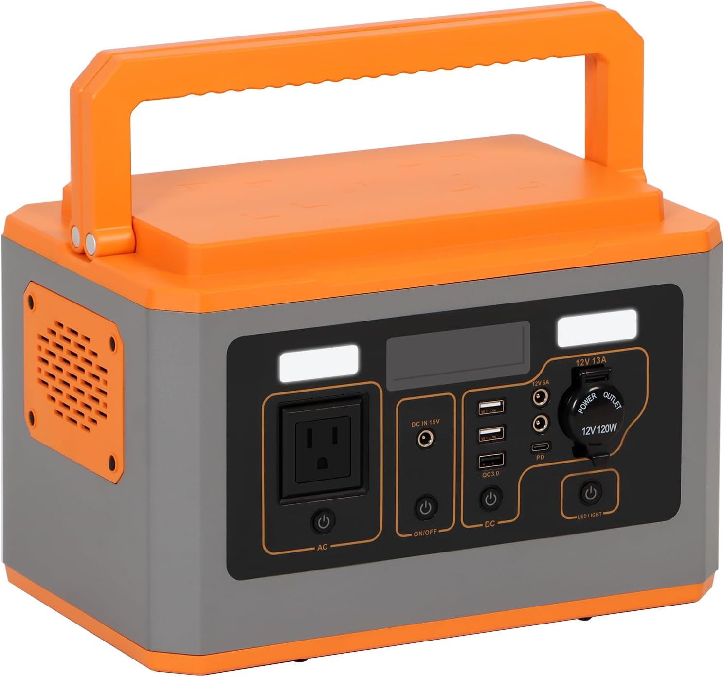 Panana Portable Power Station 500W (Peak 1000W), 499.5Wh Solar ...