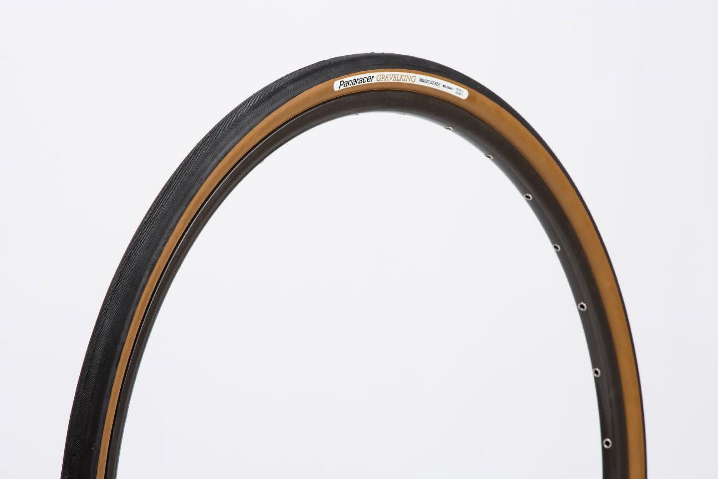 Panaracer GravelKing 700 x 35 C Slick Aramid Folding Tire, Black/Brown ...