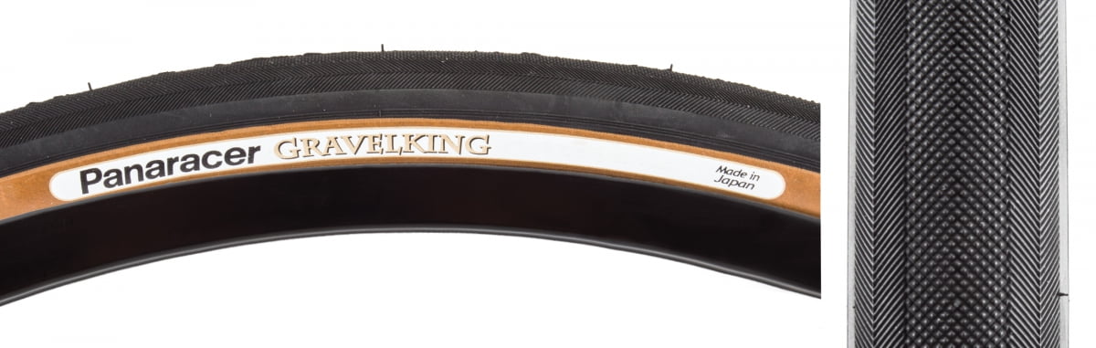 Panaracer GravelKing Tires 700 x 38 Tubeless Folding Black/Brown Pack ...