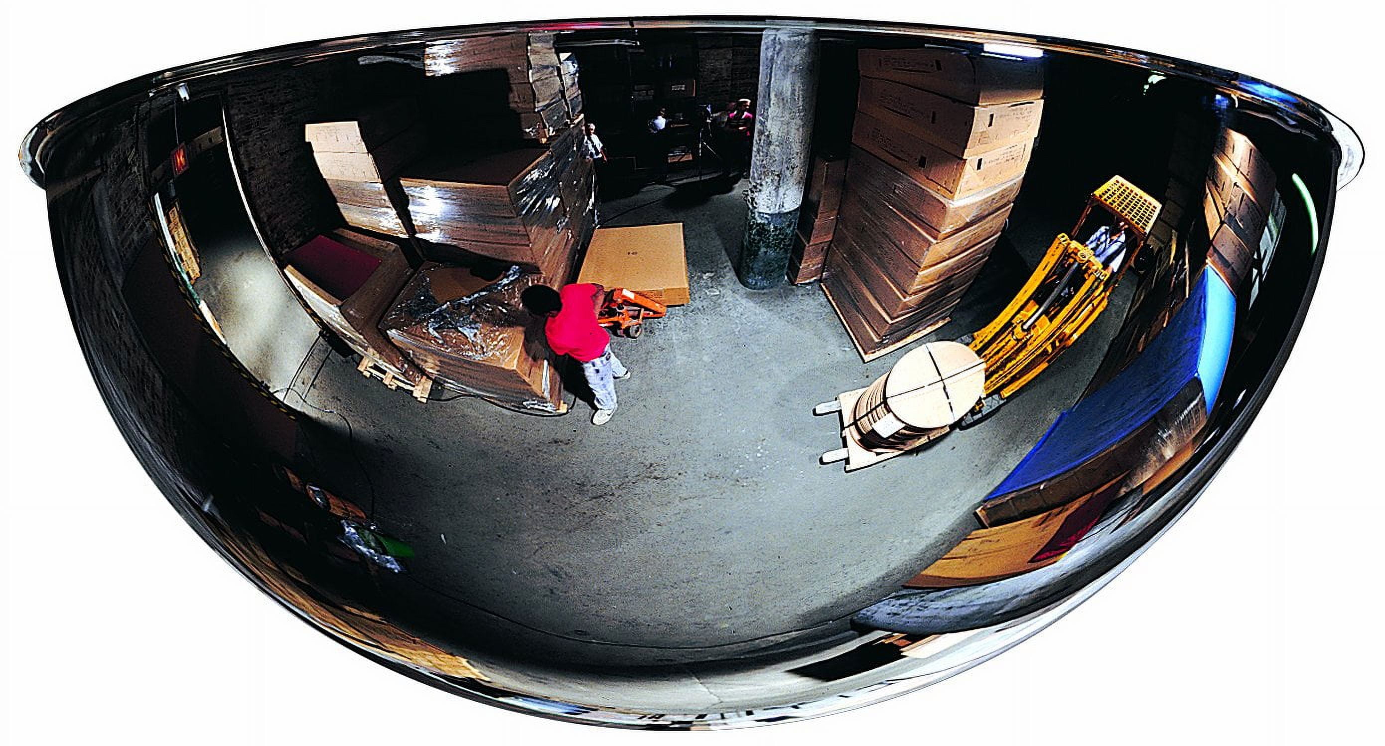 Panaramic Full Dome Plexiglas Security Mirror, 360 Degree Viewing Angle ...