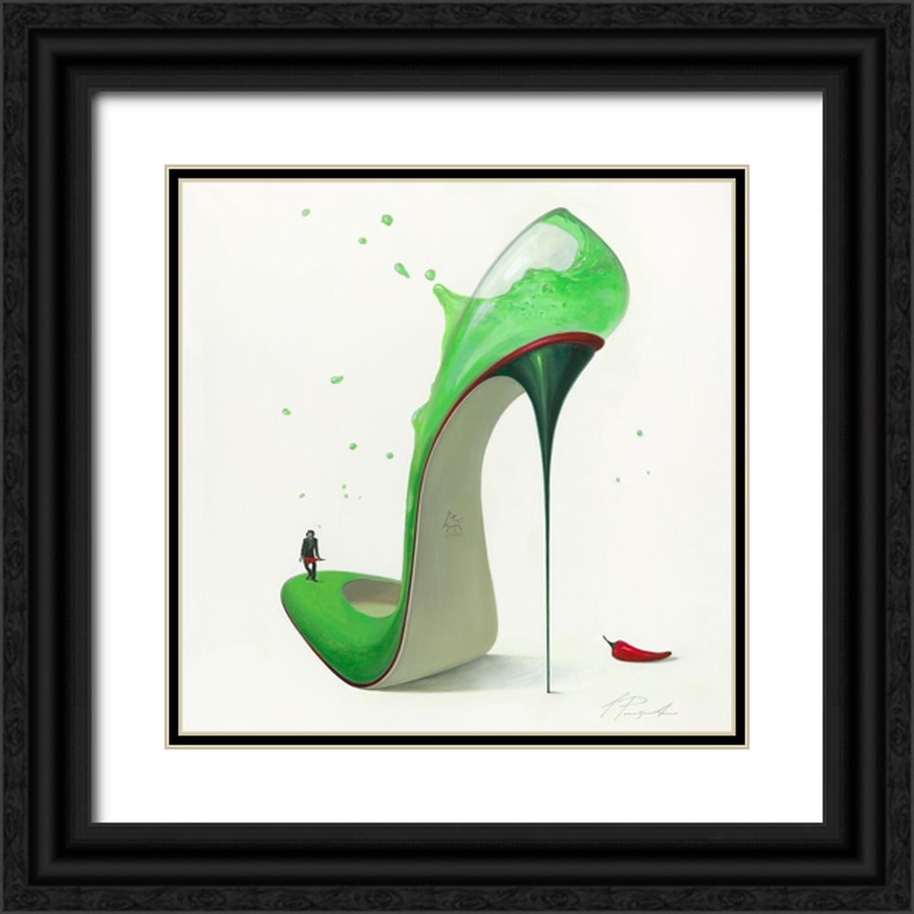 Panasenko, Inna 12x12 Black Ornate Wood Framed with Double Matting ...