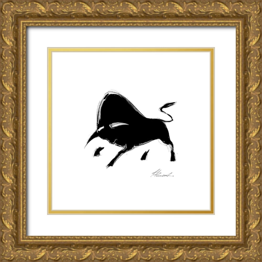 Panasenko, Inna 15x15 Gold Ornate Wood Framed with Double Matting ...