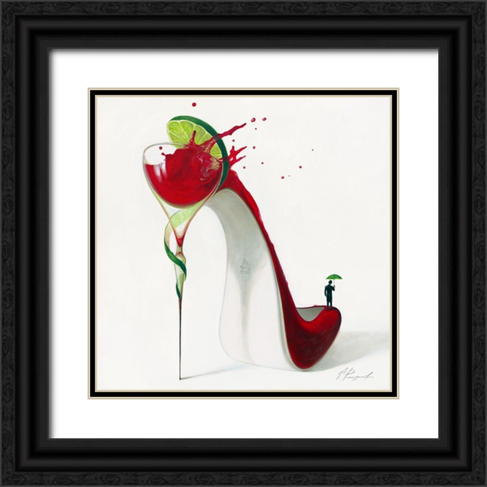 Panasenko, Inna 20x20 Black Ornate Wood Framed with Double Matting ...