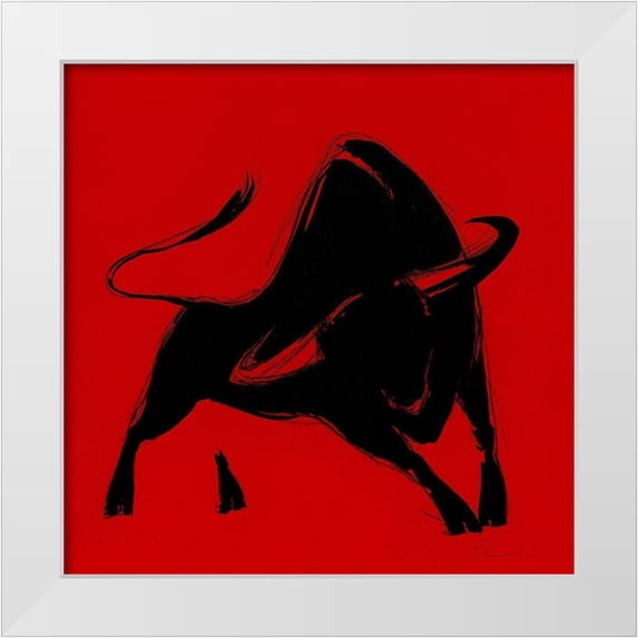 Panasenko, Inna 20x20 White Modern Wood Framed Museum Art Print Titled ...