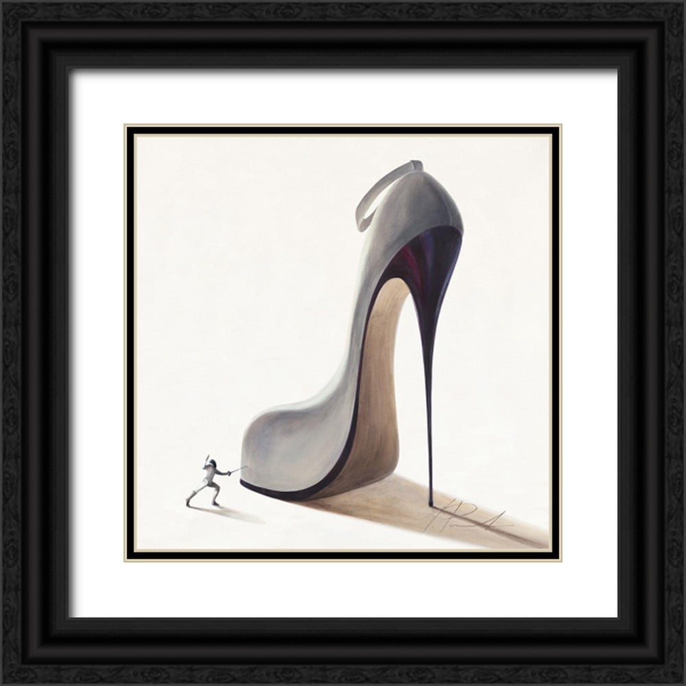 Panasenko, Inna 26x26 Black Ornate Wood Framed with Double Matting ...