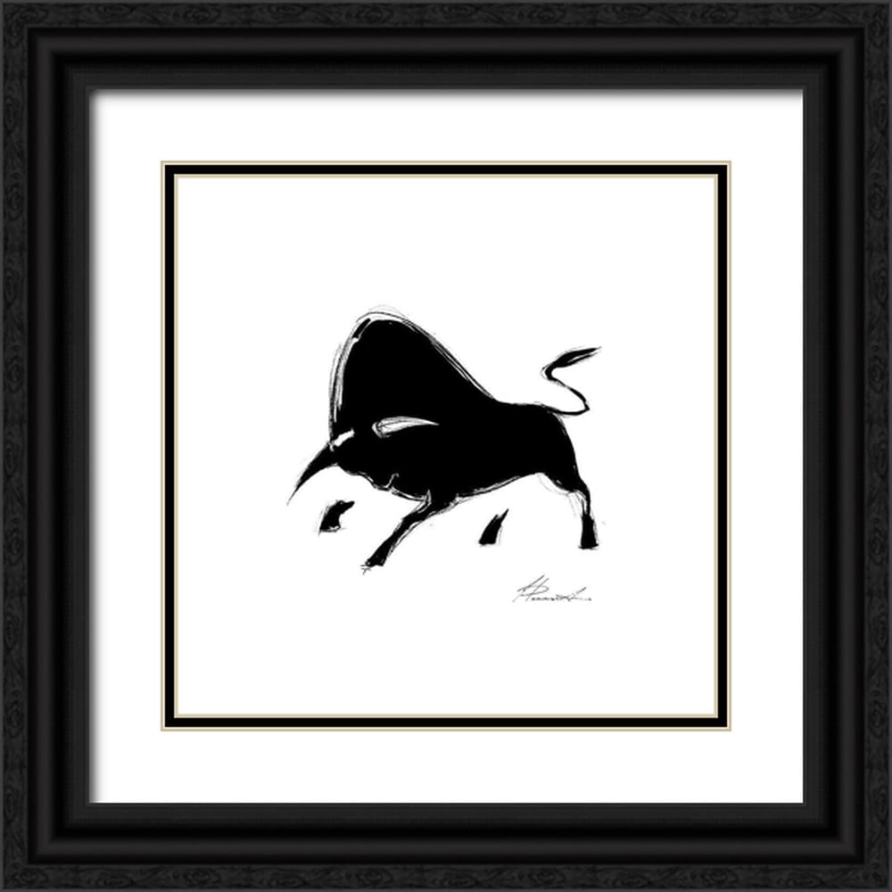 Panasenko, Inna 26x26 Black Ornate Wood Framed with Double Matting ...