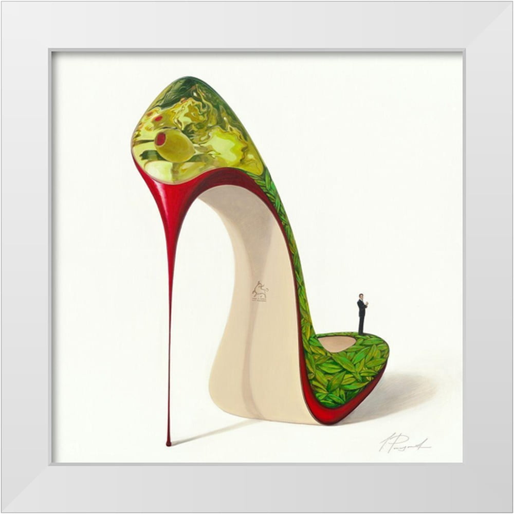 Panasenko, Inna 26x26 White Modern Wood Framed Museum Art Print Titled ...