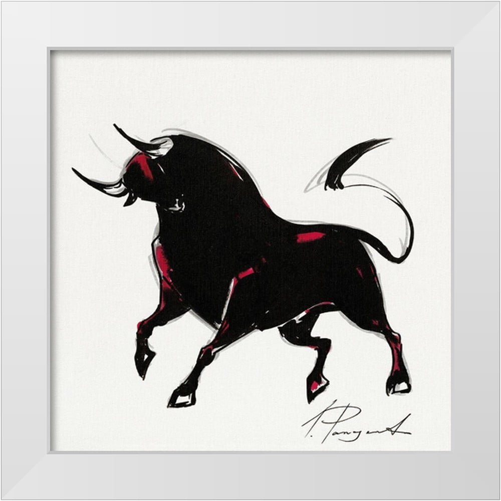 Panasenko, Inna 26x26 White Modern Wood Framed Museum Art Print Titled ...