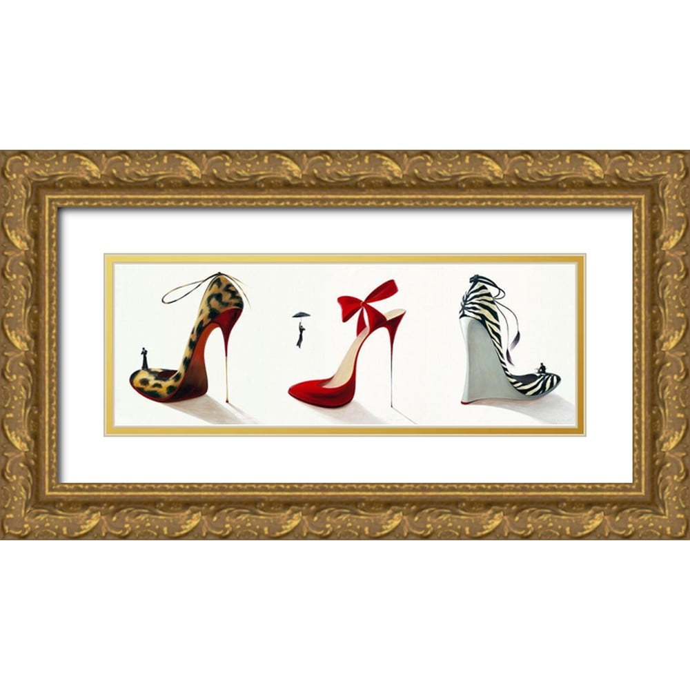 Panasenko, Inna 32x14 Gold Ornate Wood Framed with Double Matting ...