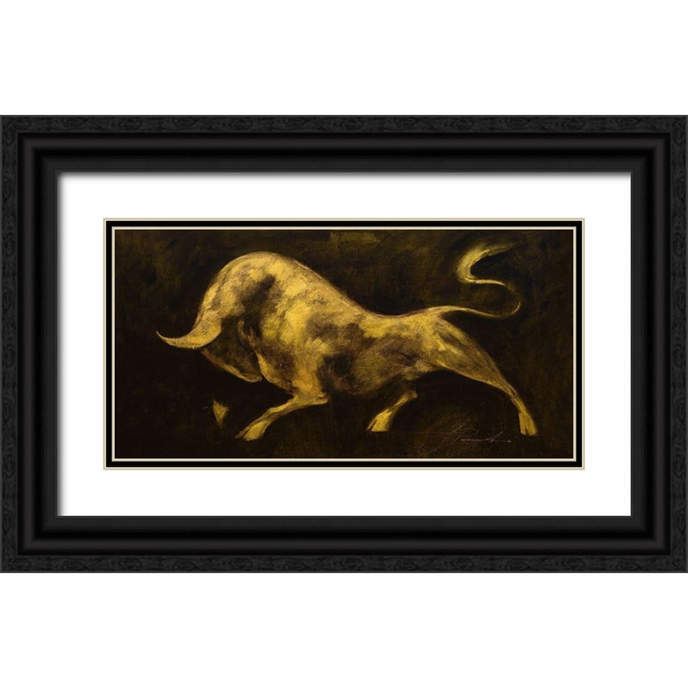 Panasenko, Inna 32x18 Black Ornate Wood Framed with Double Matting ...