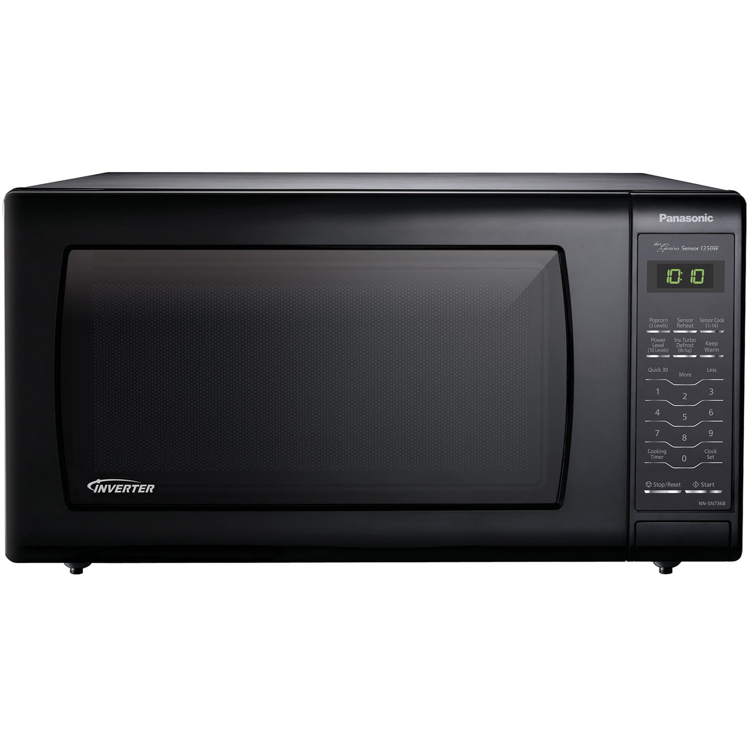 Panasonic 1.6 Cu. ft. Countertop Microwave Oven, 1250 Watts, Inverter ...