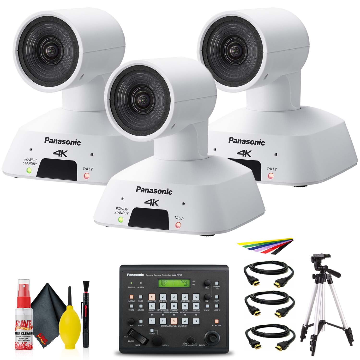 Panasonic 20x Zoom 4K PTZ Camera with 3G/HD/SD-SDI & HDMI Output and ...