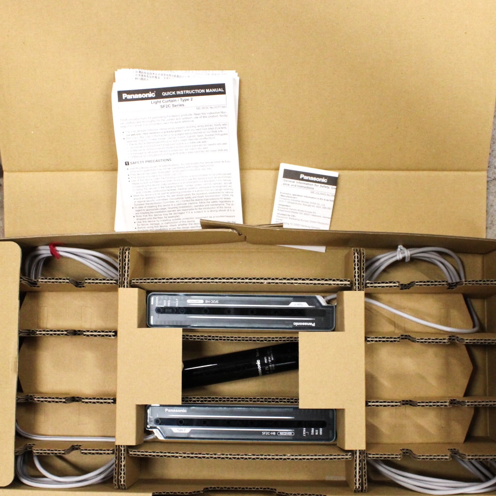 Panasonic 25mm Ultra-Slim Type 2 Safety Light Curtain SF2C-H8-P ...