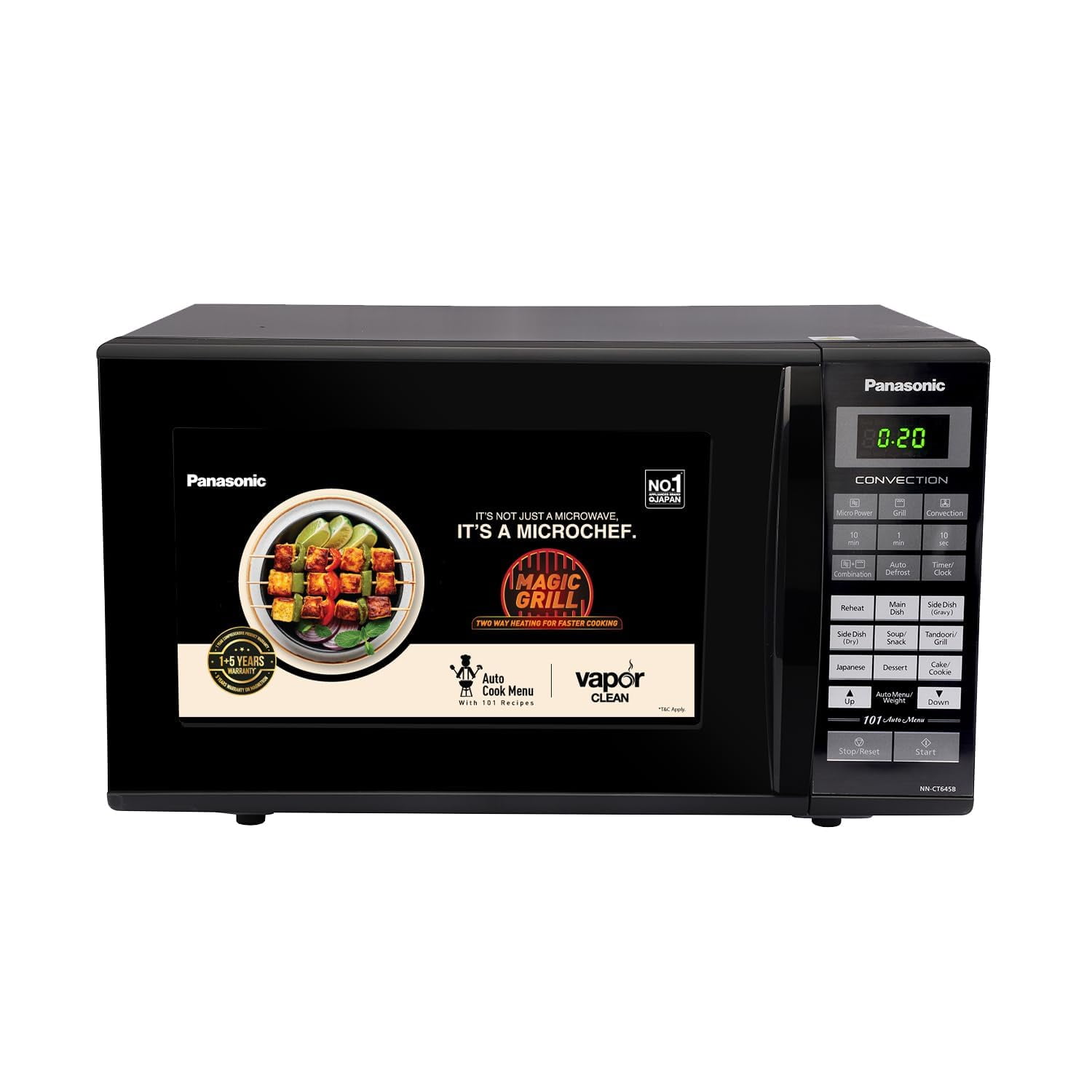 Panasonic 27 L Convection Microwave OvenNNCT645BFDGblack premium Easy ...