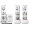 Panasonic 3 Handset DECT 6.0 Expandable Cordless Phone System with ...