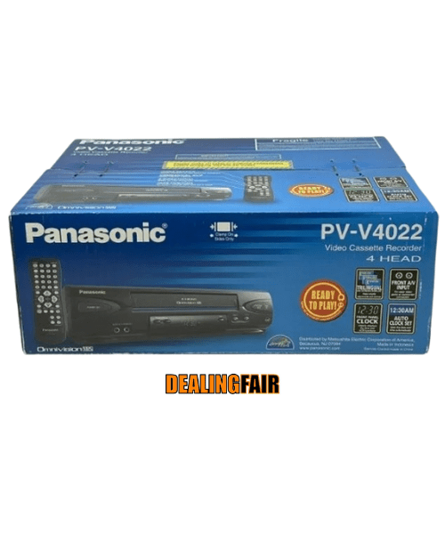 Panasonic 4-Head VCR PV-V4022 (New) - Walmart.com