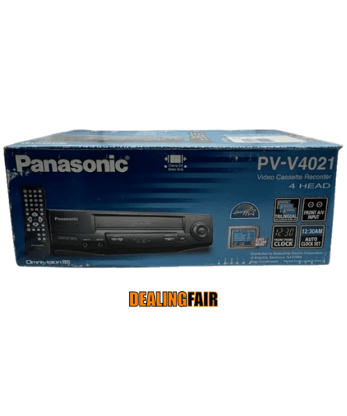 Panasonic 4-Head VHS Mono VCR (New) - Walmart.com