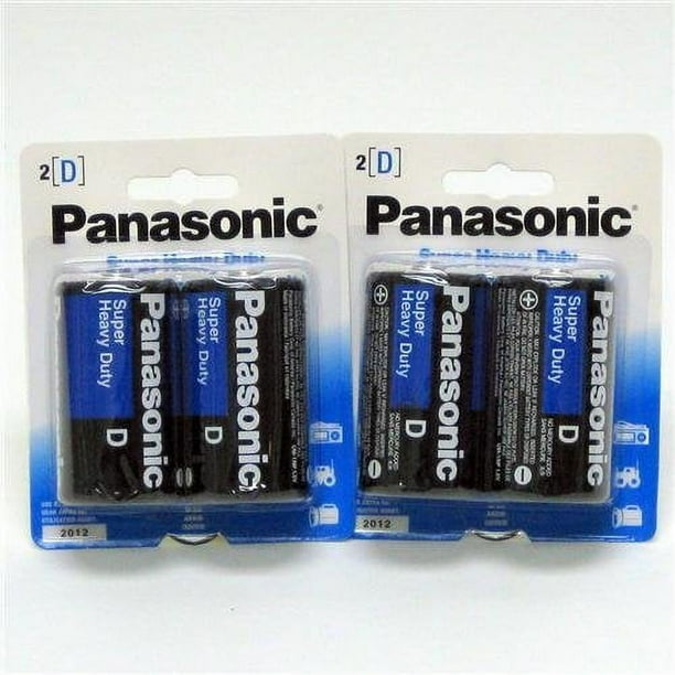 Panasonic 408078 Heavy Duty D Battery, 48 Pack - Walmart Business Supplies