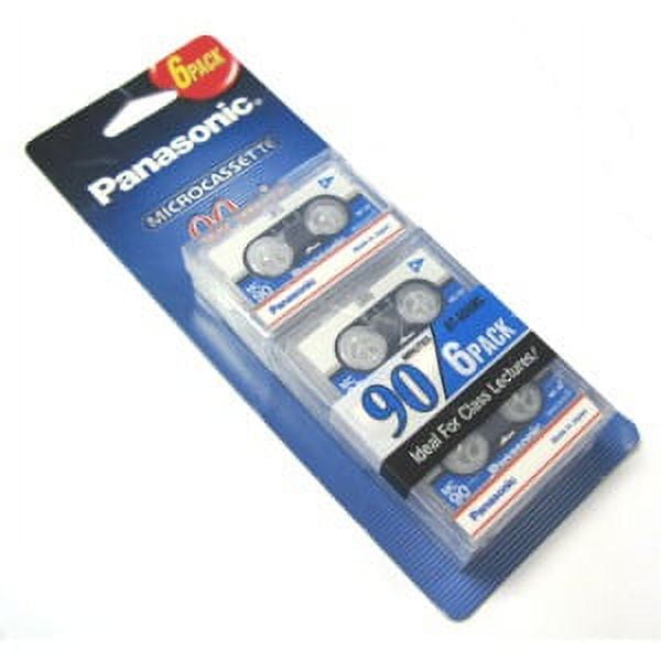 Panasonic 6-pack RT-90 Microcassette Tapes - Walmart.com