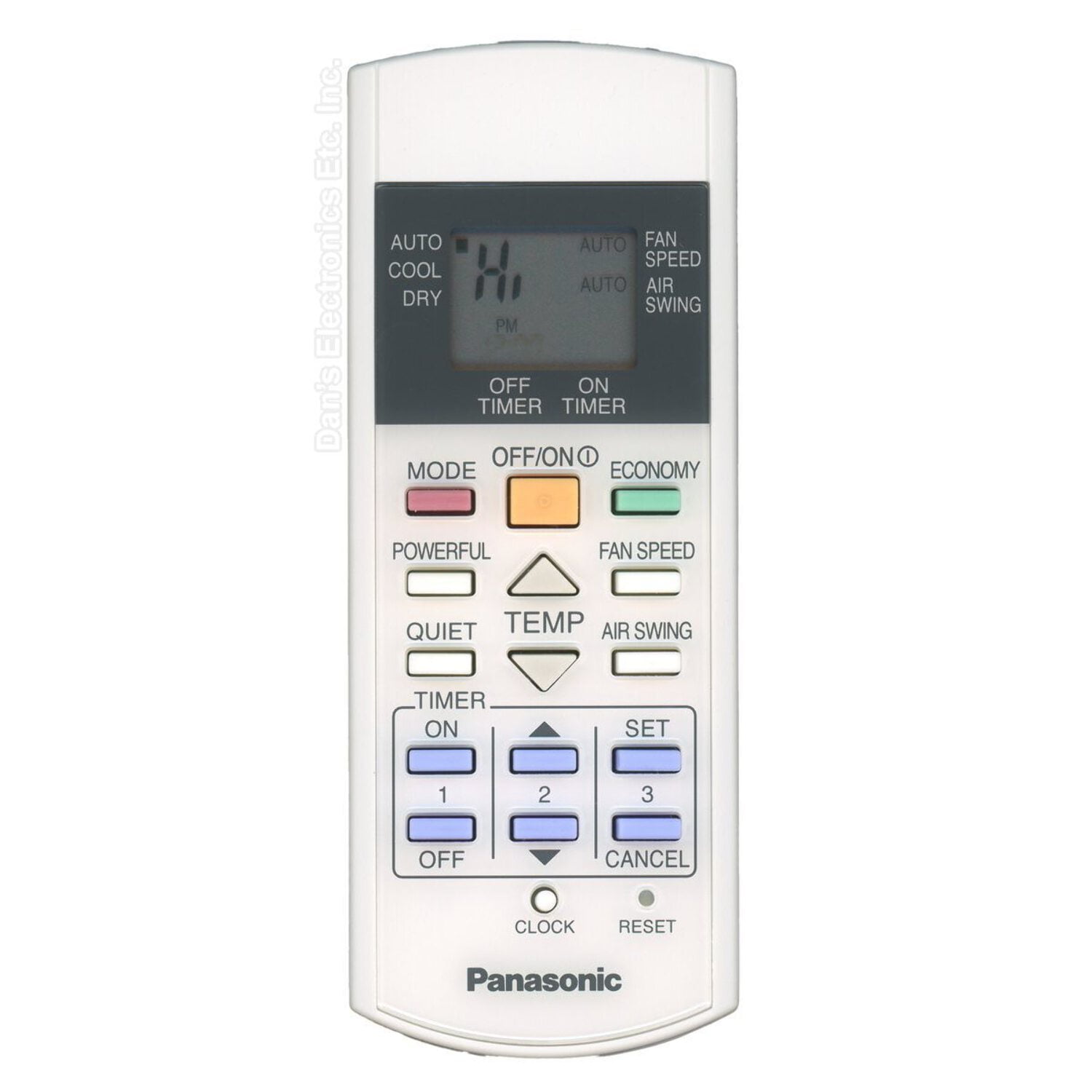 Panasonic A75C2598 Air Conditioner Remote Control - Walmart.com