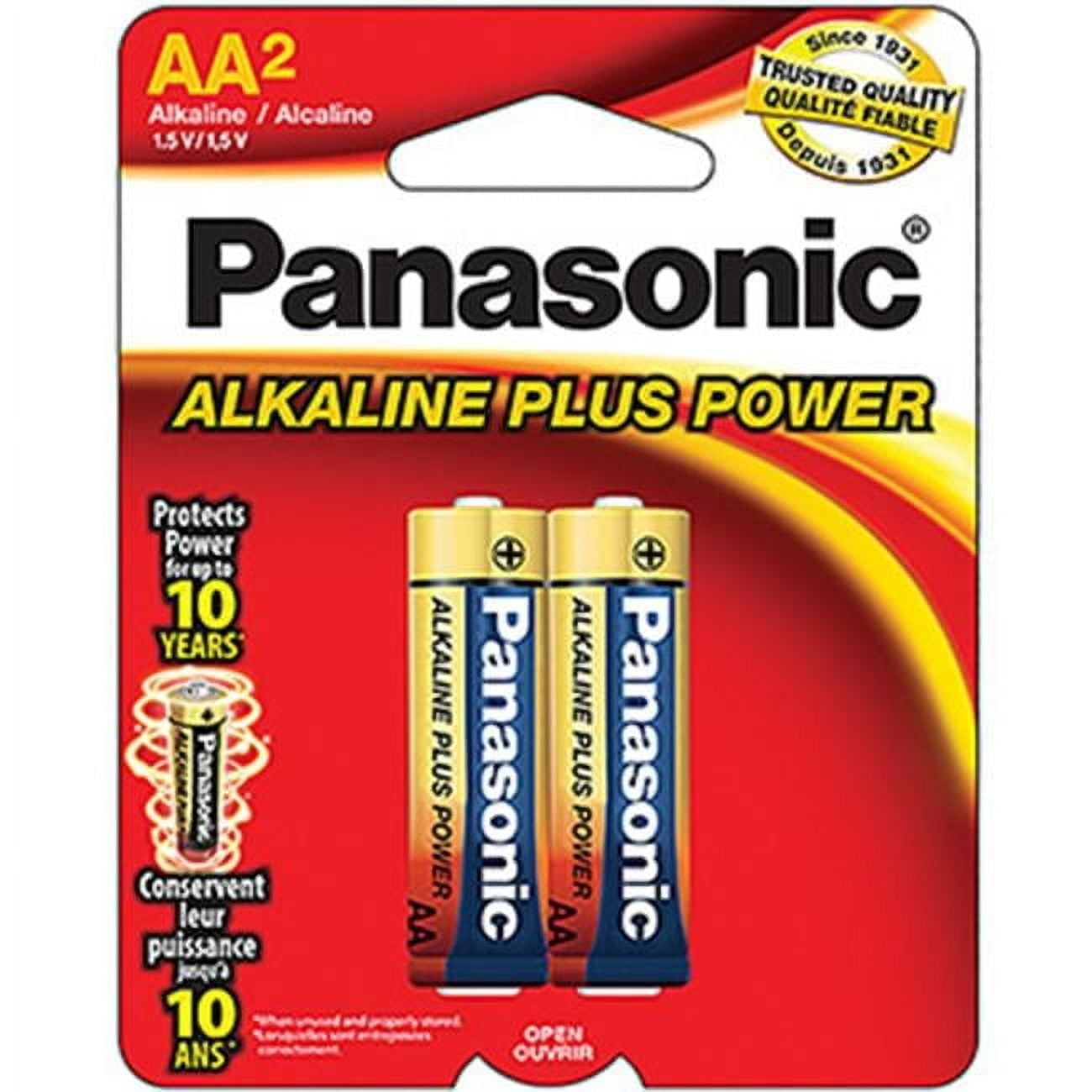Panasonic AA Alkaline Plus Power Batteries - Walmart.com