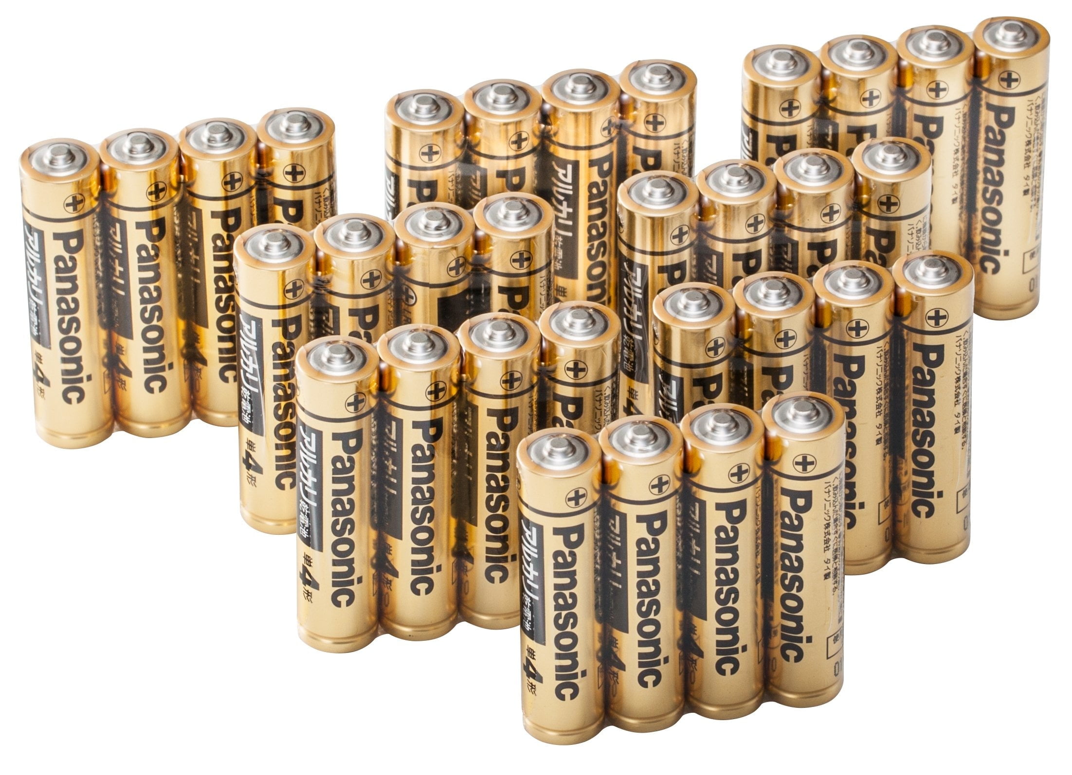Panasonic AAA Alkaline Batteries 32 Pack LR03RJA/32S [Frustration Free ...