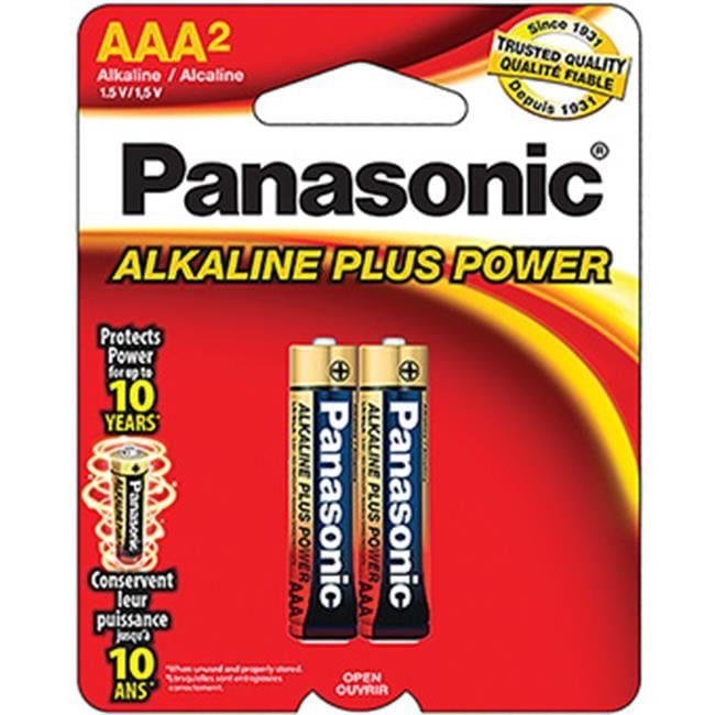 Panasonic AAA Alkaline Plus Power Batteries - Walmart.com
