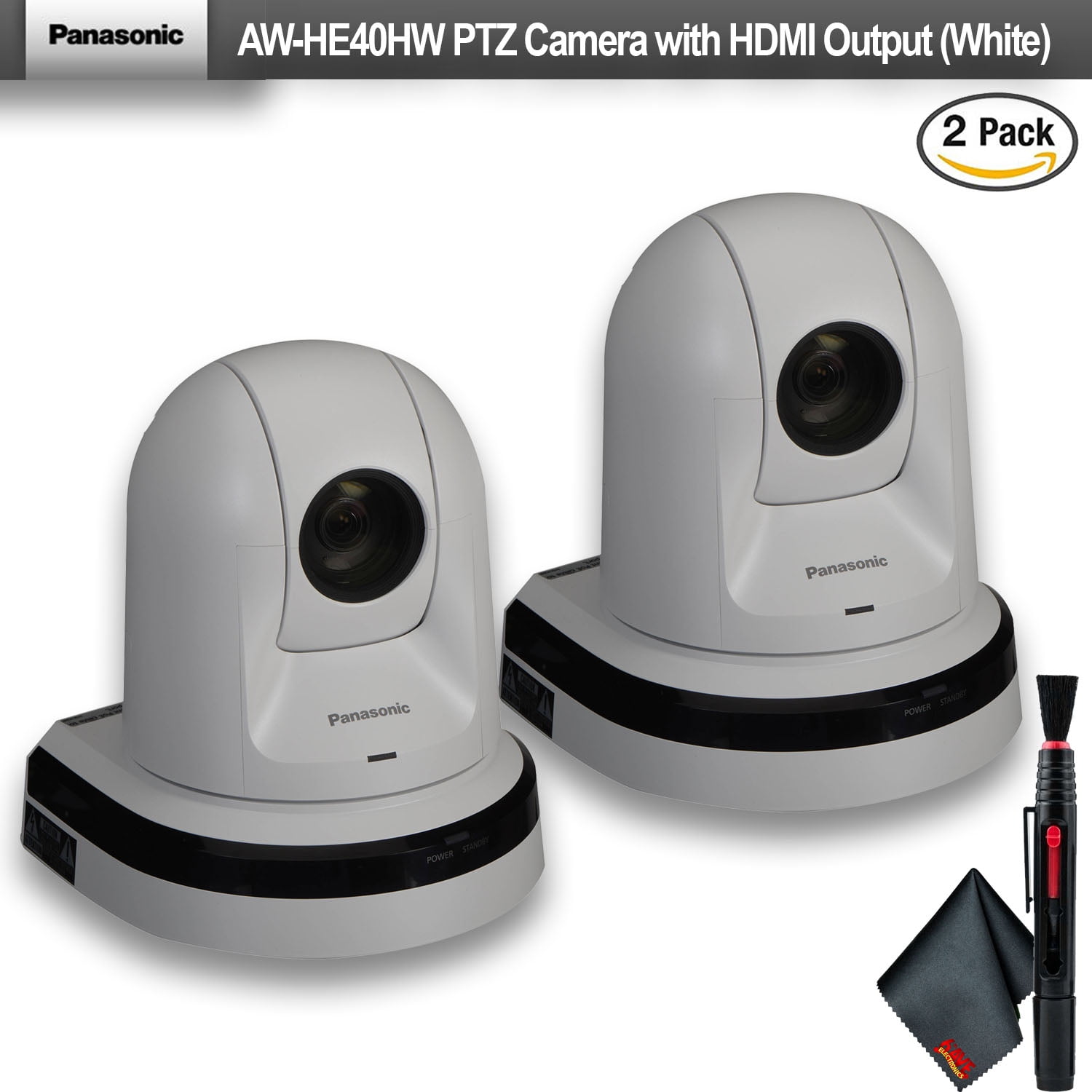 Panasonic AW-HE40HW PTZ Camera with HDMI Output (White) (AW-HE40HWPJ9 ...