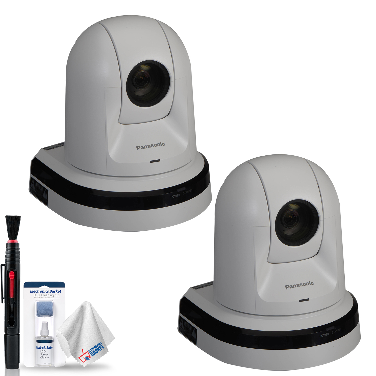 Panasonic AW-HE40SW PTZ Camera with HD-SDI Output (White) Base Bundle ...