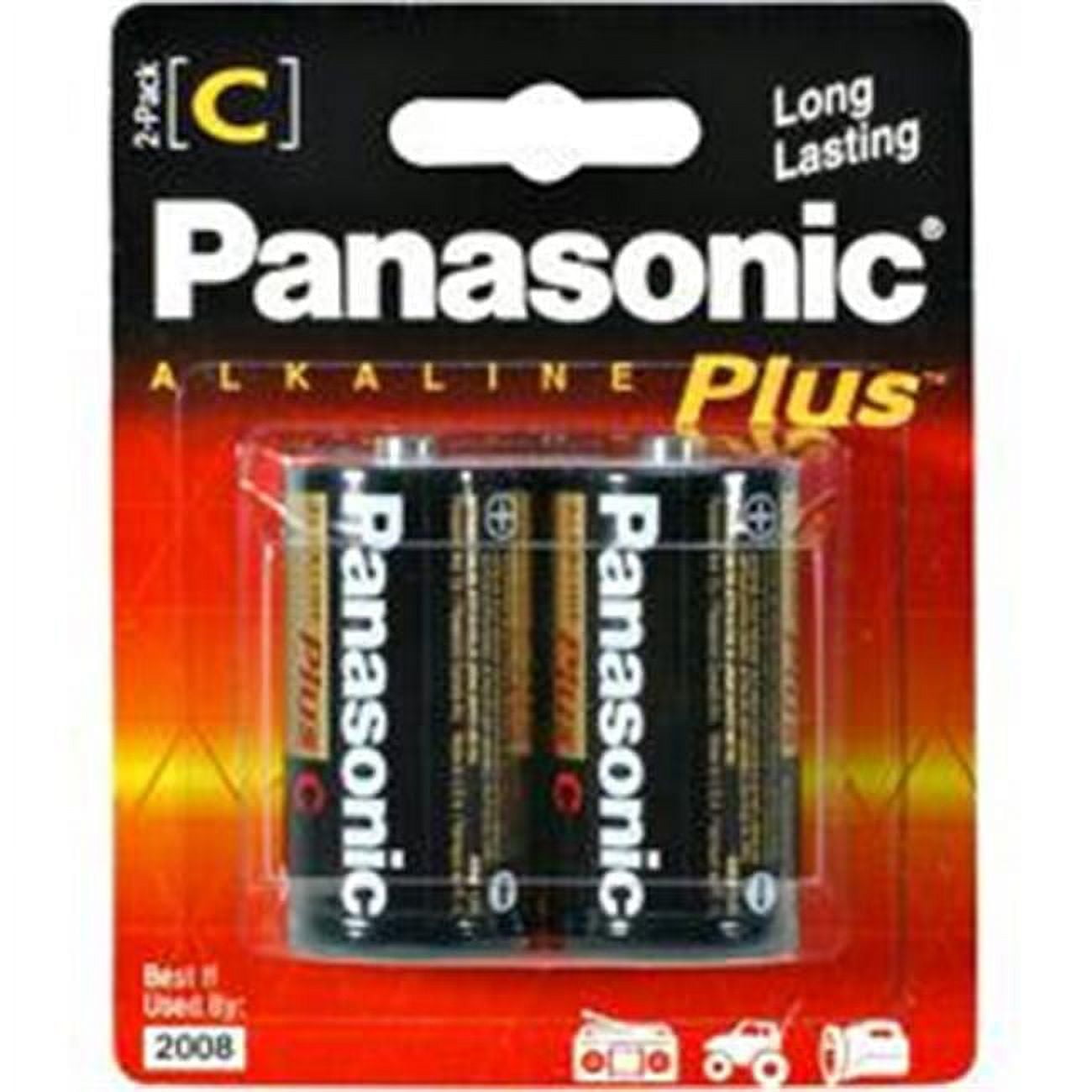 Panasonic Alkaline Plus AM-2PA - Battery 2 x C - alkaline - Walmart.com
