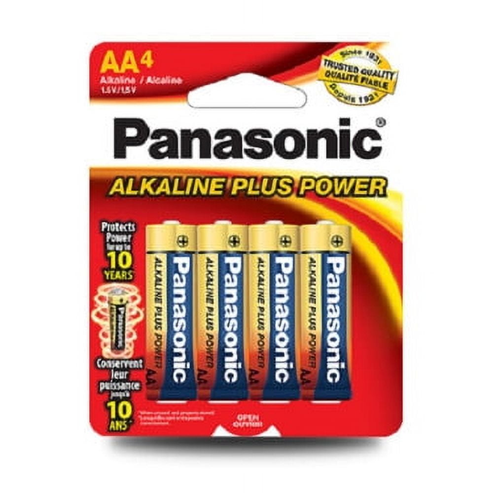 Panasonic Alkaline Plus Power AA Batteries (4-Pack) - Walmart.com