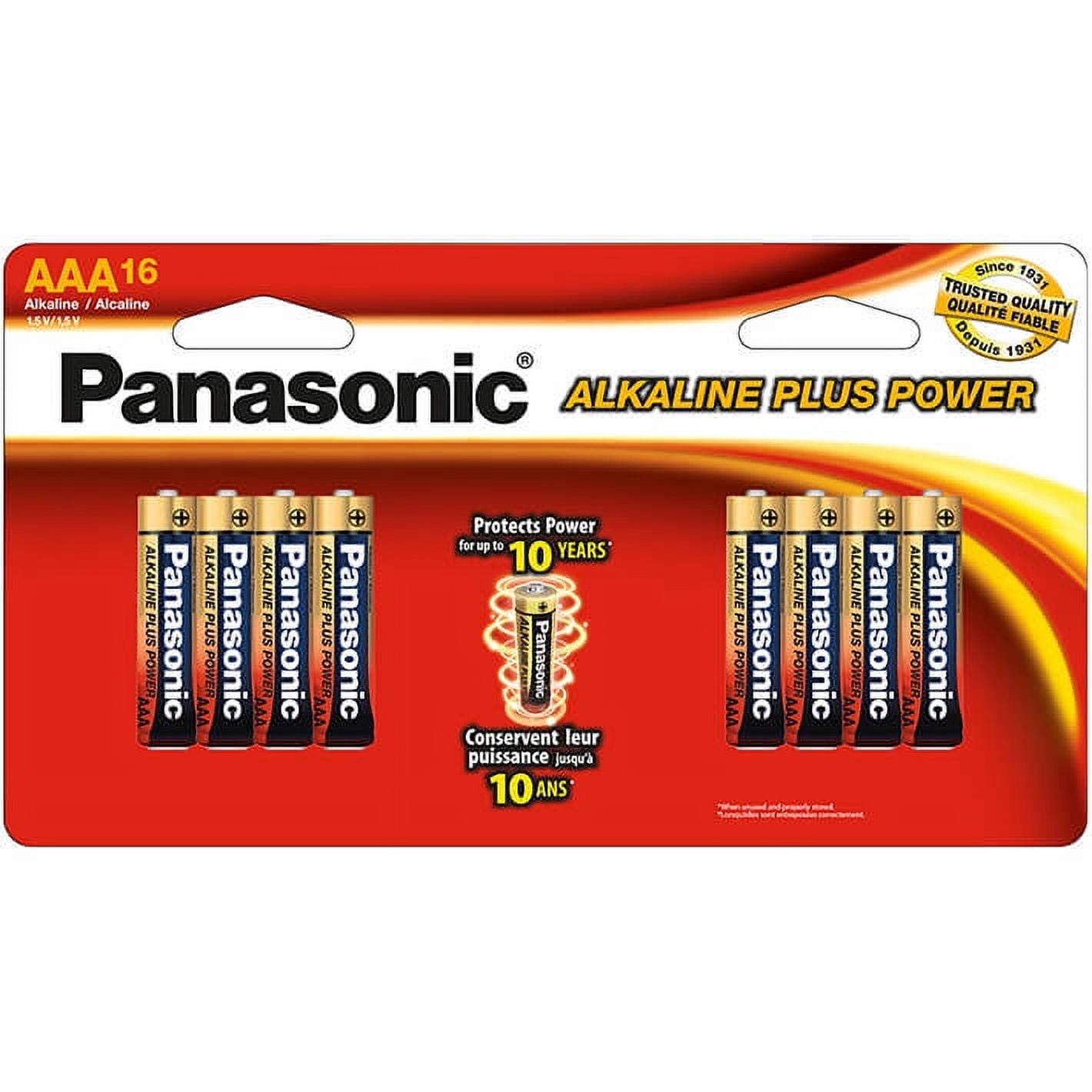 Panasonic Alkaline Size "aaa" Plus Power (16-pack) - Wild Tide ...